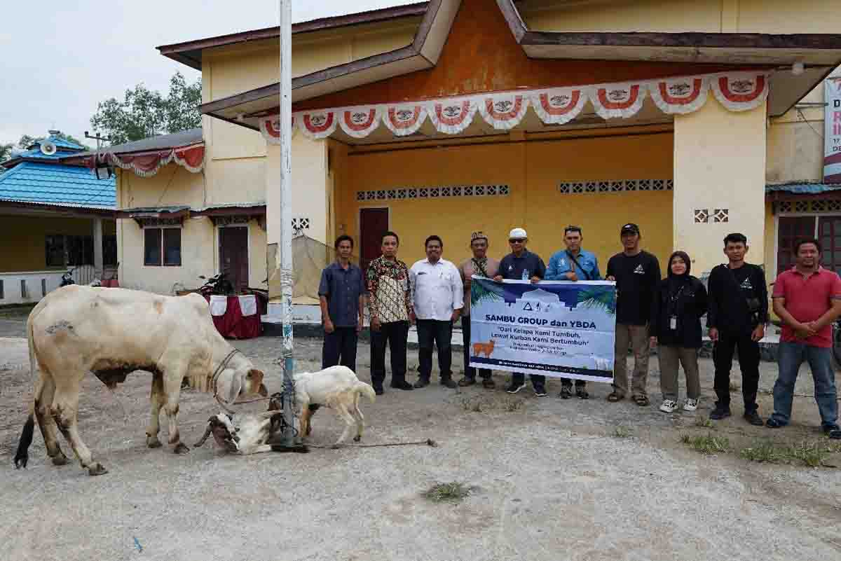 GoRiau - Sambu Group dan YBDA Kembali Salurkan Hewan Kurban Iduladha ...