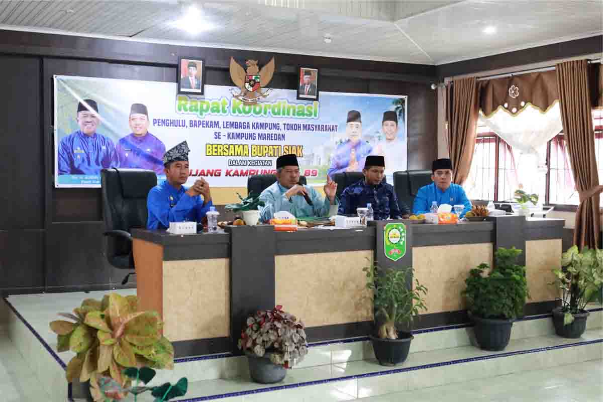 GoRiau - Bupati Alfedri Minta Alokasi Jalan Kampung Maredan Lewat ...