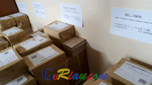 GoRiau - Formulir C6 Mulai Didistribusikan ke Masyarakat Pelalawan