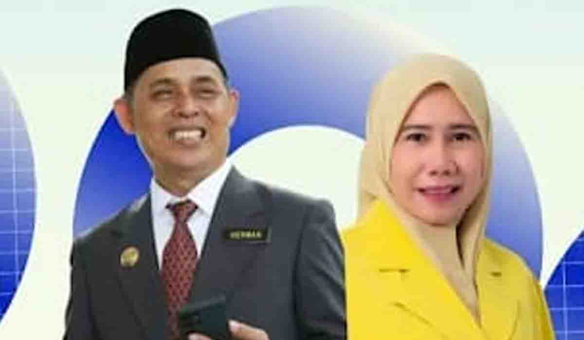 GoRiau - Herman - Yuliantini Raih Kemenangan 60 Persen Pada Pilkada Inhil 2024